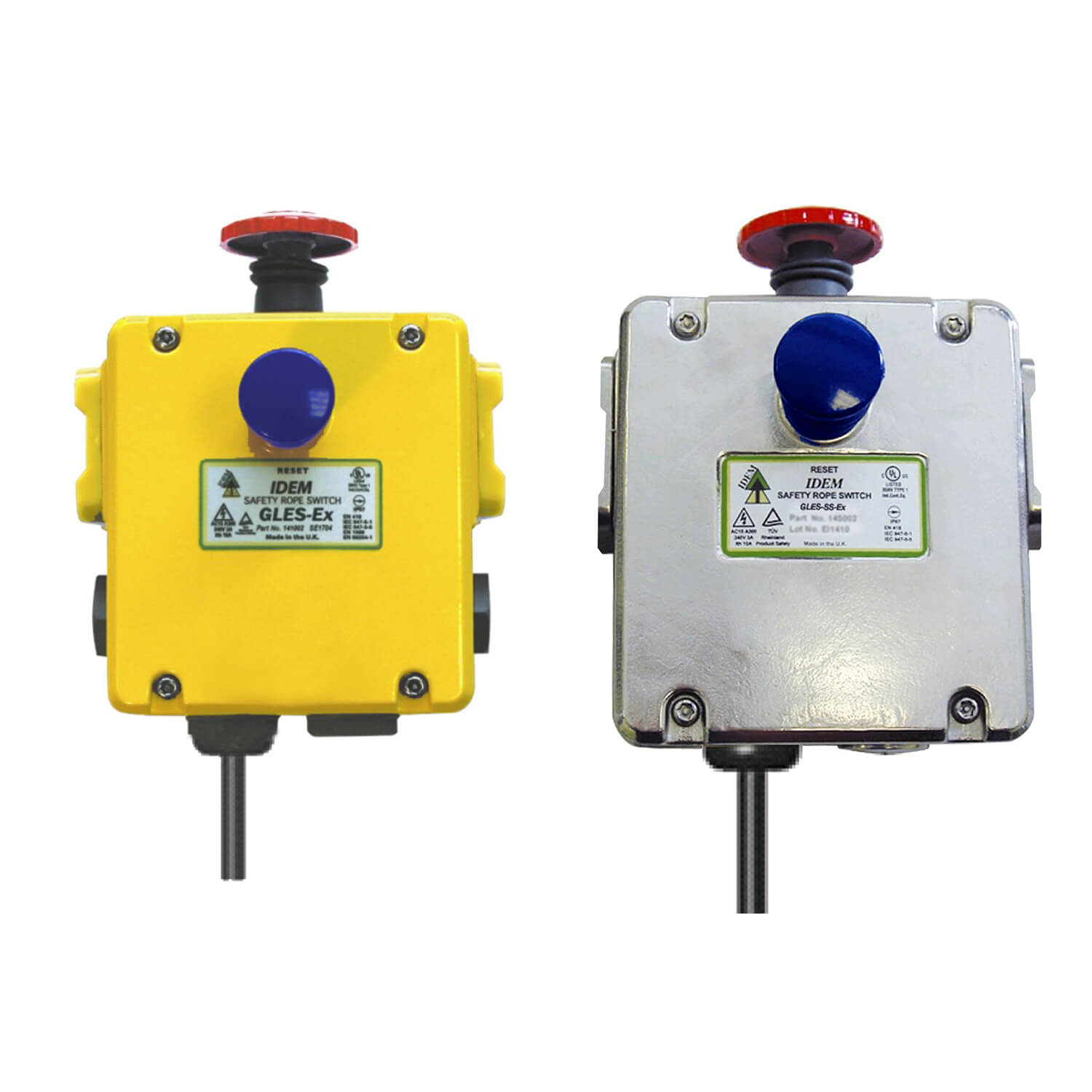 GLES-Ex & GLES-SS-Ex Heavy Duty - IDEM Safety Switches